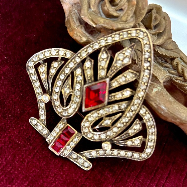 Signed Art Brooch - Etsy