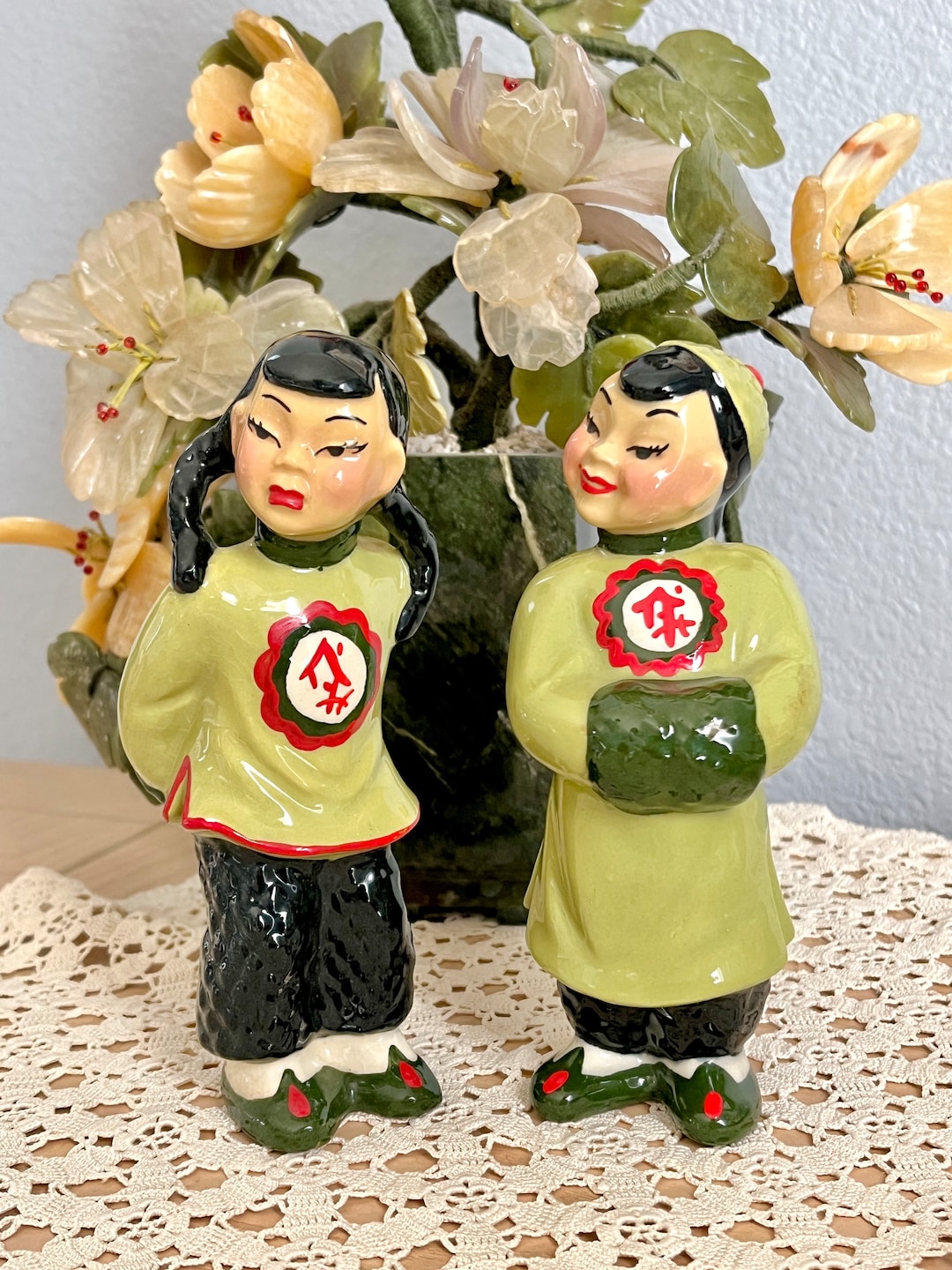 Ceramic Arts Studio Figurines: Mid Century Asian Children Pair - Etsy