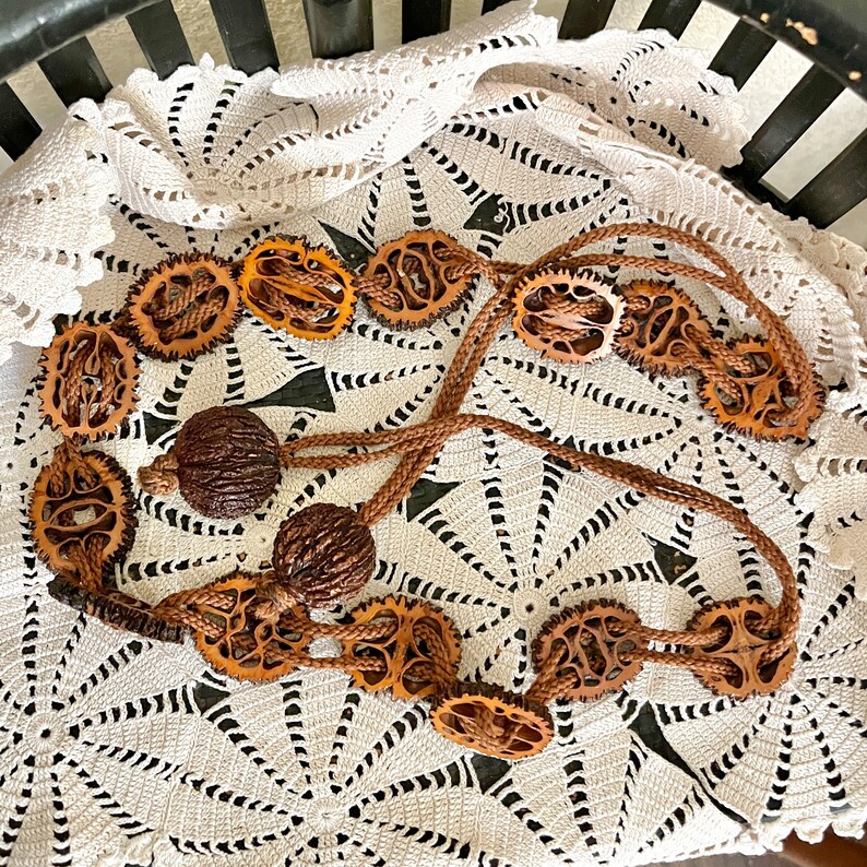 Hippie Style Belt Seed Pods Beads Vegan Belt Adjustable - Etsy