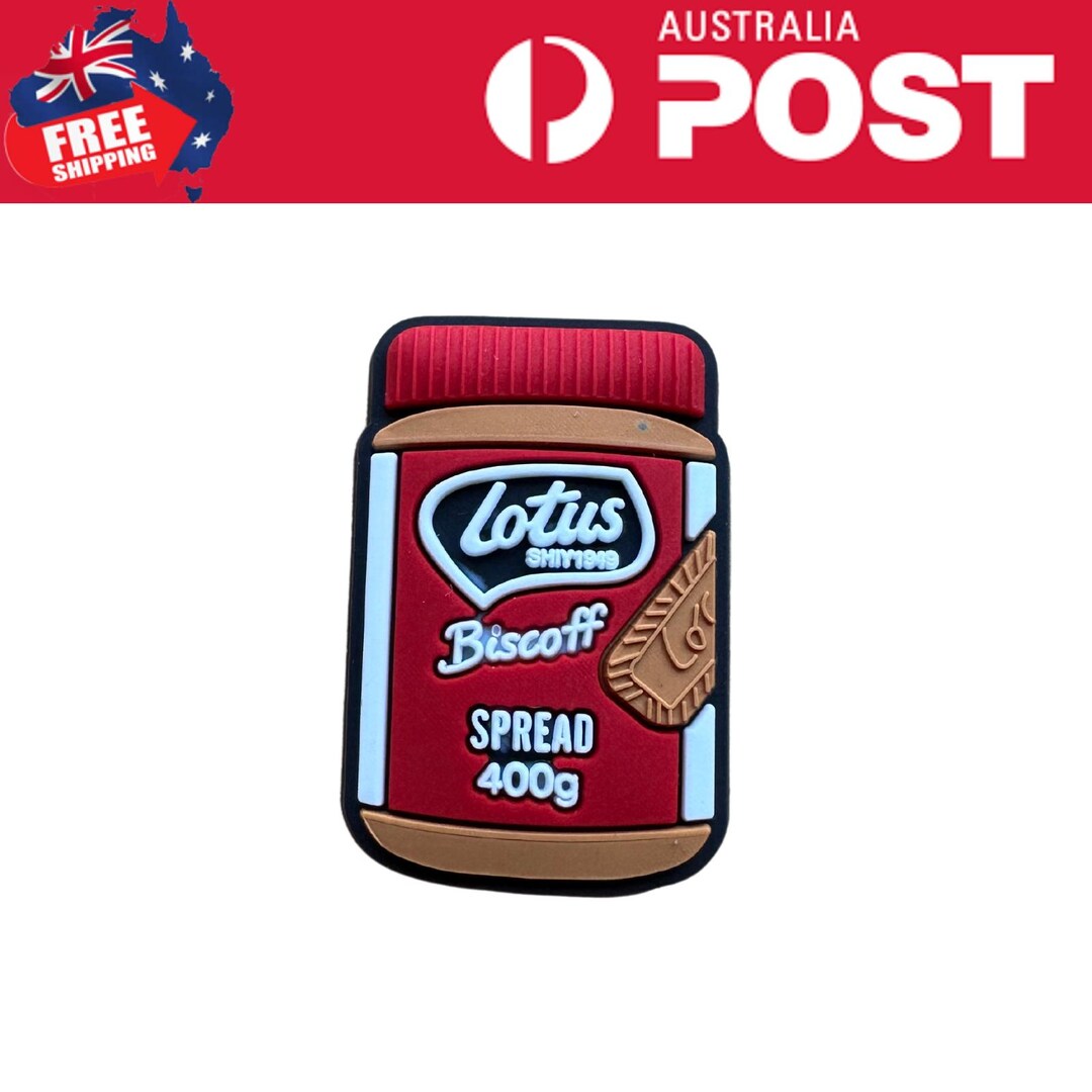AUS STOCK* Lotus Biscoff Spread Popular Snack for Crocs Shoe Charms ...