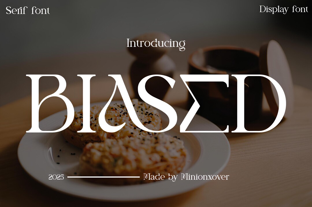 BIASED - Serif Fonts, Procreate Fonts, Luxury Fonts, Magazine Fonts ...