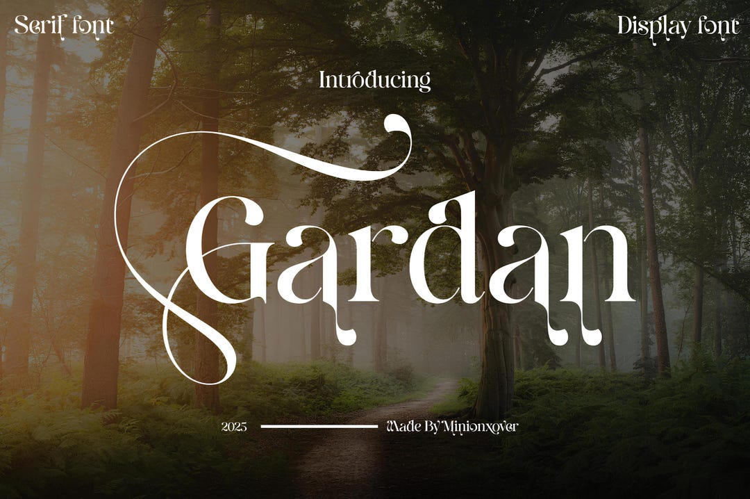 Gardan Modern - Elegant Font, Canva Font, Cricut Font, Wedding Font ...