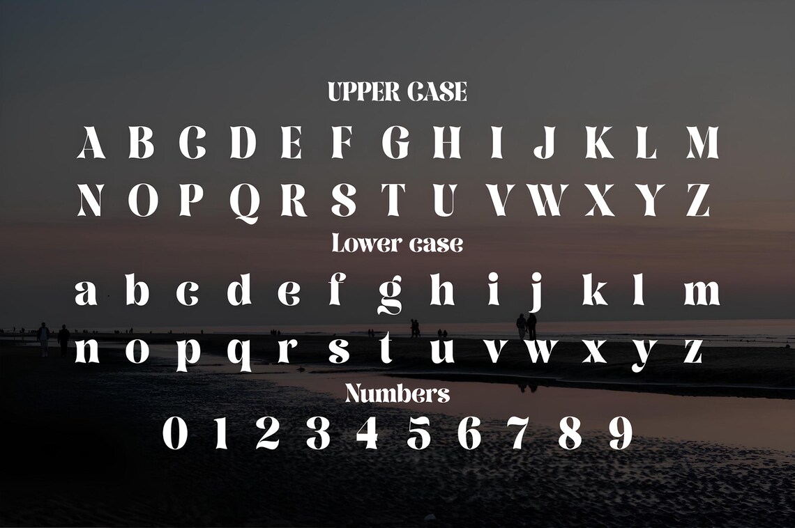 Moonrise - Elegant Serif Font, Retro Font, Canva Font, Modern Font ...