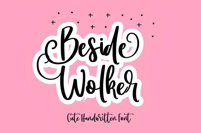 Column Font - Script Font, Cricut Fonts, Bold Script Font, Cursive Font ...