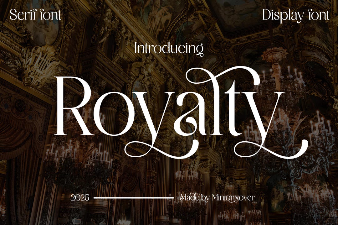 Royalty Font - Serif Font, Modern Font, Boho Font, Branding Font, Swash ...