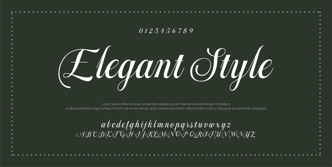Elegant Style Font - Serif Font, Modern Font, Swash Font, Fonts for ...