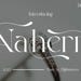 Nahern Font - Serif Font, Modern Font, Cricut Font, Procreate Fonts ...