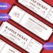 Vintage Fall Raffle Ticket Template: Editable Canva Design (8.5x2.5 ...