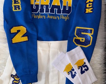 GRADUATION SKIRT Set With Socks/graduation Outfit/pre-k, 8th Grade ...