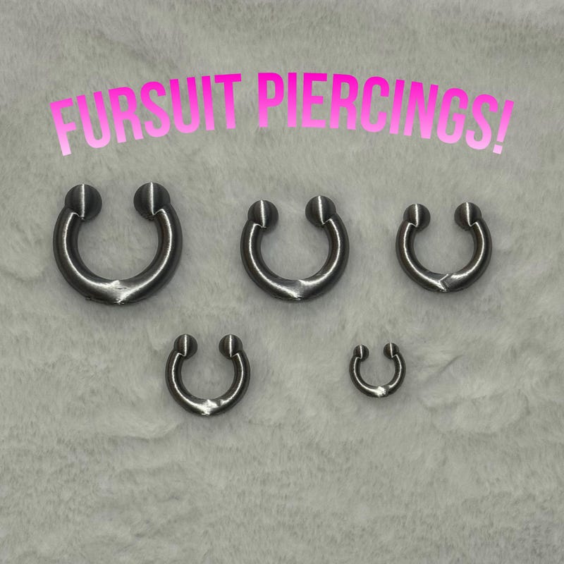 Piercing Fursuit Props - Etsy
