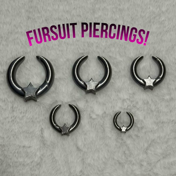 Piercing Fursuit Props - Etsy