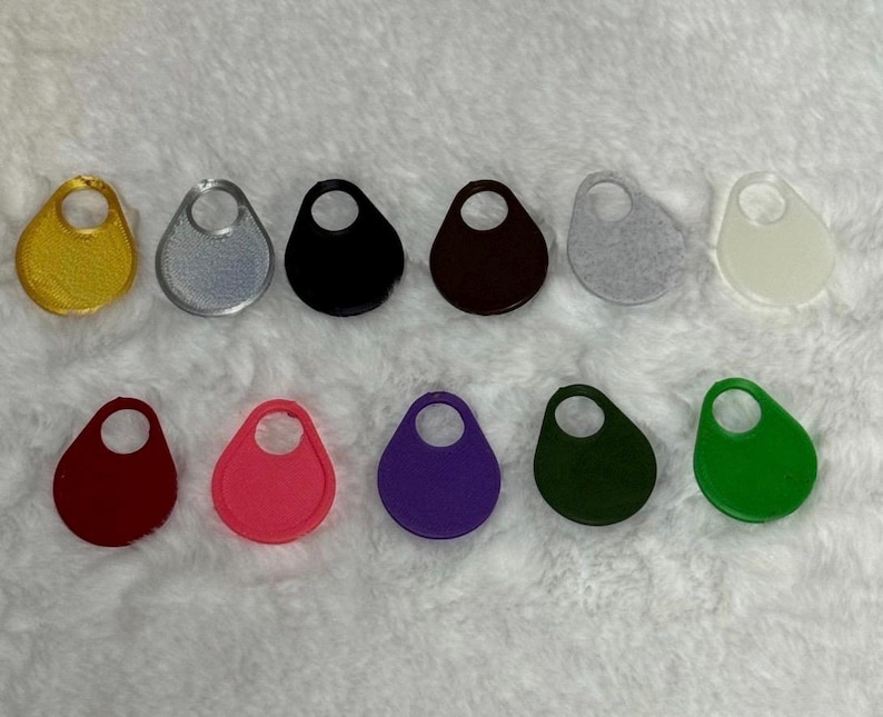 3D Printed Fursuit Tag Piercings: Clip-on Fursuit Accessory - Etsy