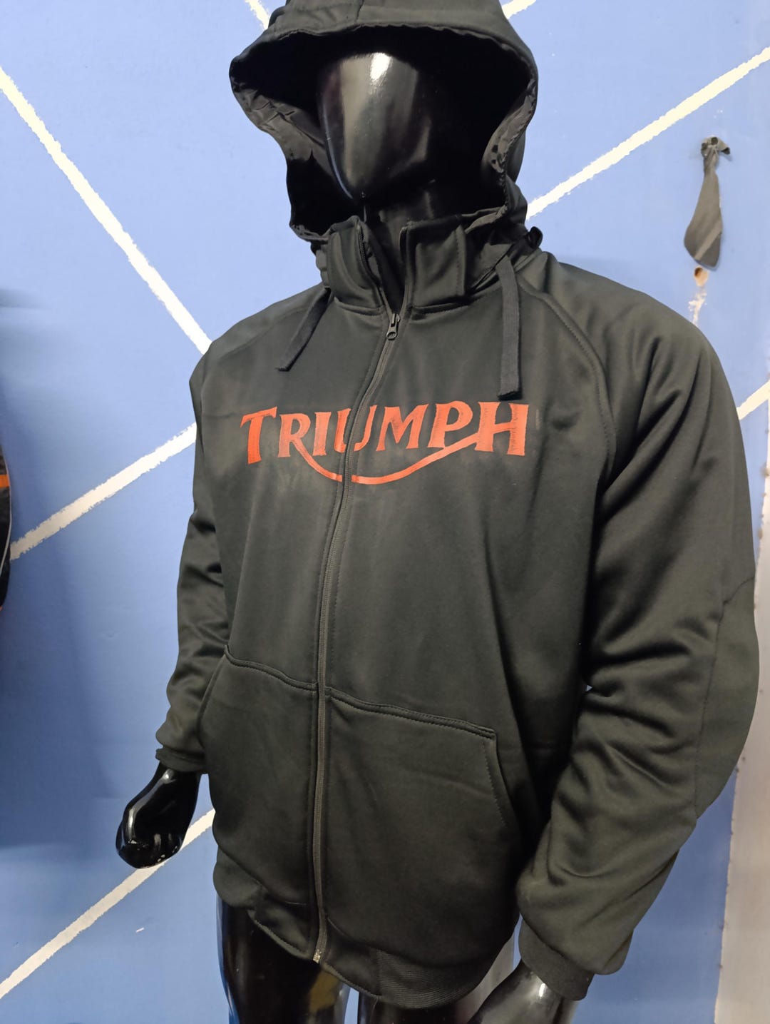 Men Triumph Motorbike Protected Hoodies Windproof Waterproof Jacket - Etsy