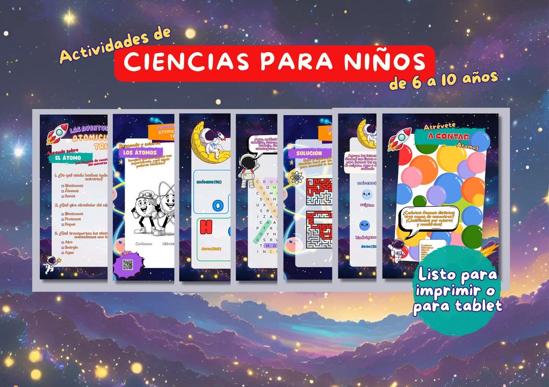 STEM Activity Pages in Spanish With Supportive Video | Learn About the ...