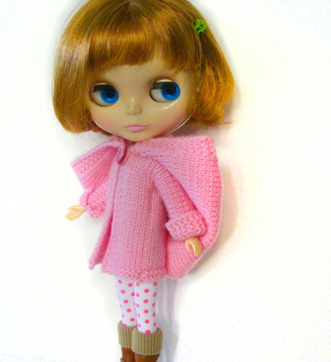 Blythe Doll Hooded Coat Knitting Pattern Cardigan Jacket - Etsy