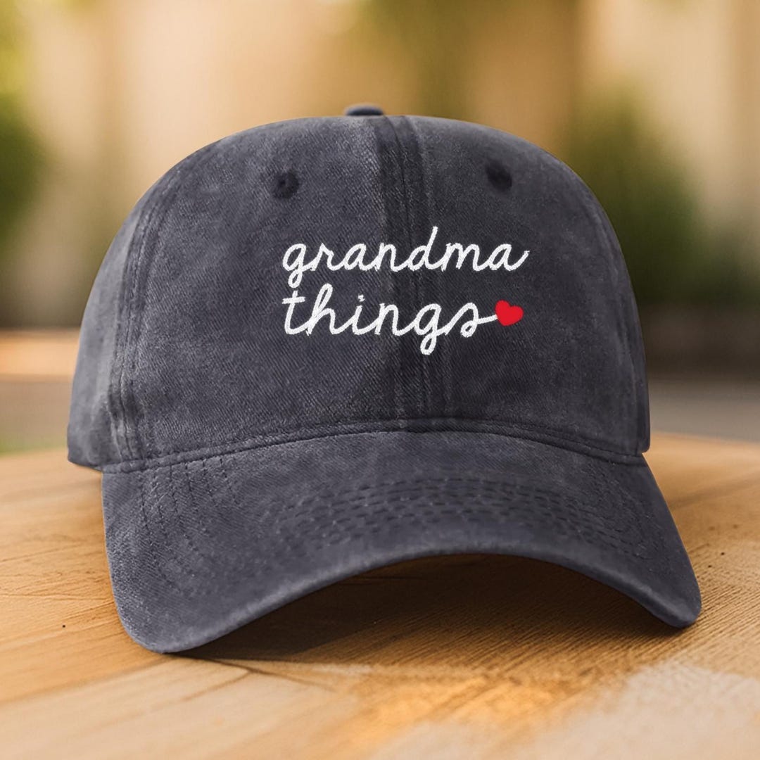 Grandma Things Embroidery Hat/personalized Grandma Gift/grandma Hat ...