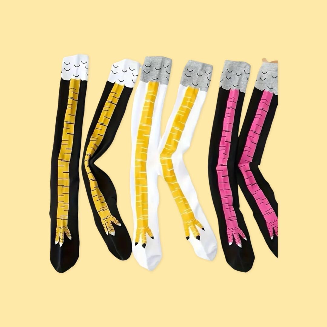 Chicken Leg Socks - Fun Novelty Design for Laughs - Funny Socks ...