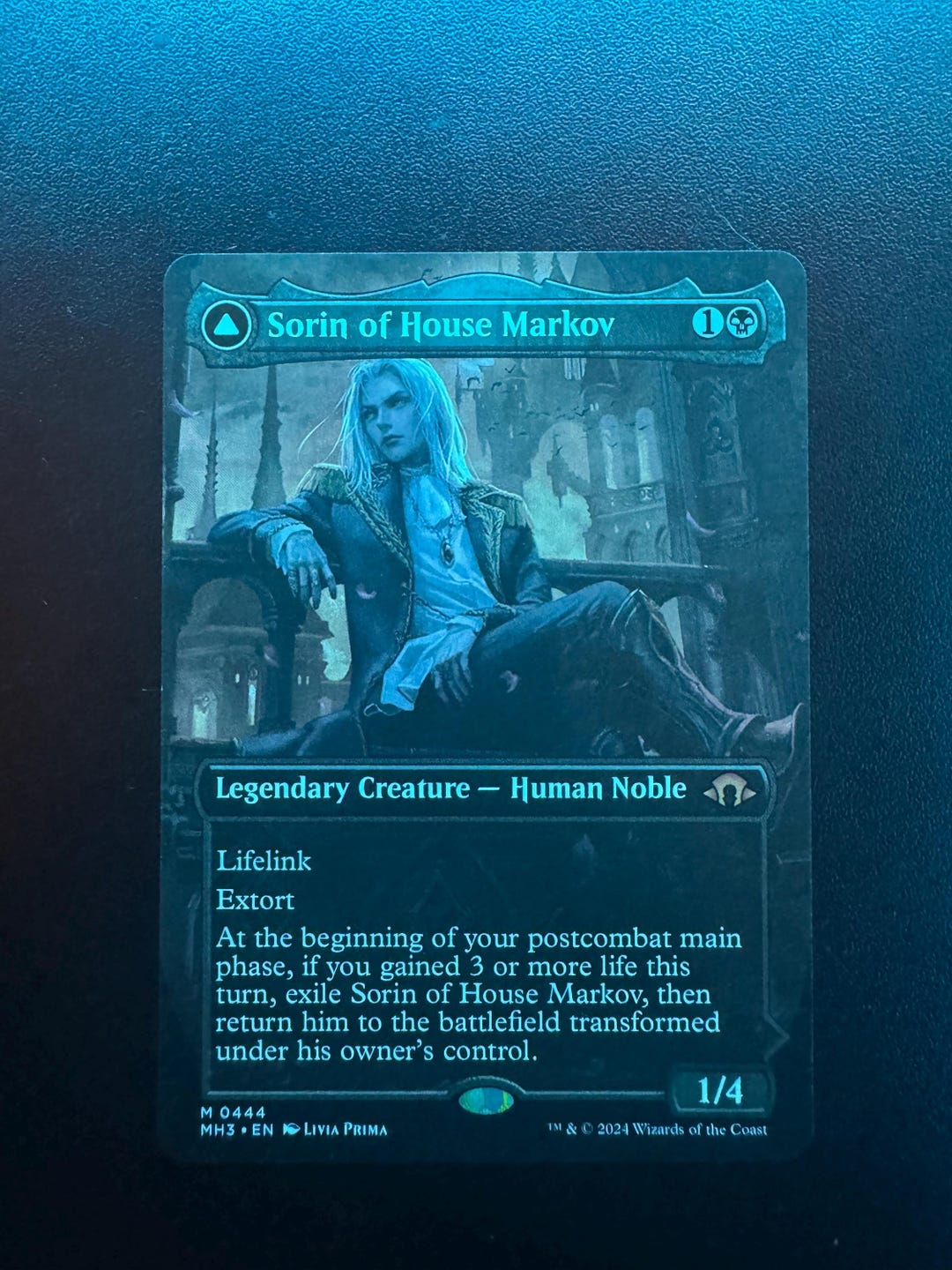 Magic the Gathering: Sorin of House Markov 0444 Borderless Modern ...