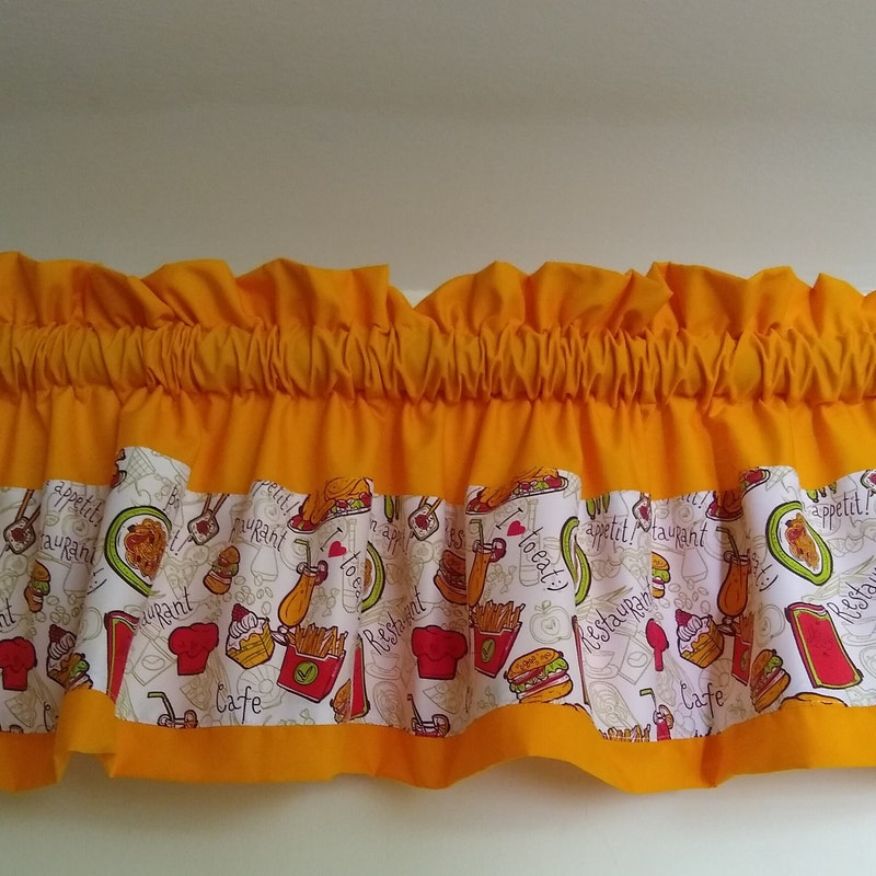 Yellow Valance - Etsy