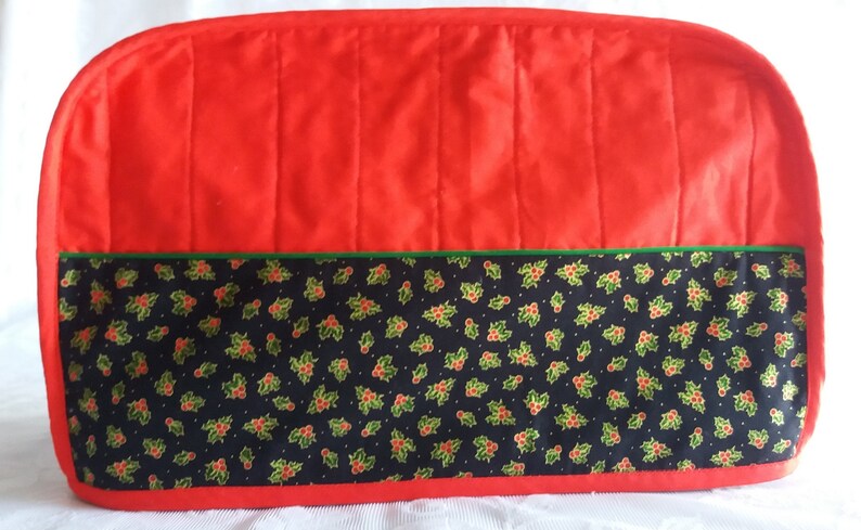 Christmas Toaster Cover, Hollies and Berries 2 & 4 Slice Christmas ...