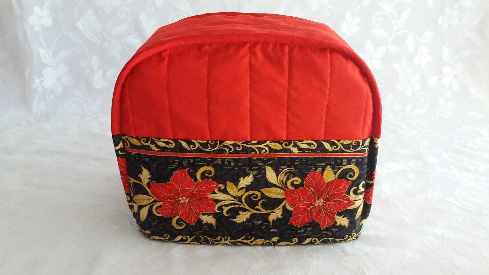 Red & White Gingham Toaster Cover, 2 Slice Toaster Cover, Buffalo Check ...