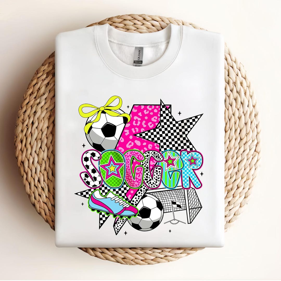 Preppy Soccer Png, Soccer Png, Coquette Bow PNG, Soccer Mama Png, Game ...
