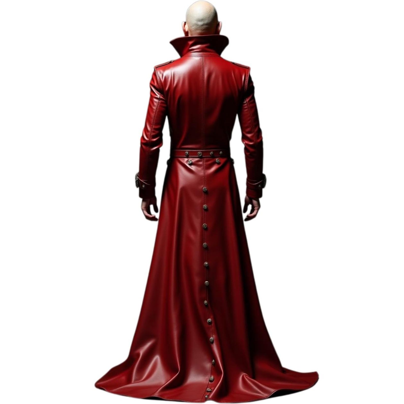 Pure Red Leather Costume – Futuristic Fashion, Cosplay, Statement ...