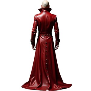 Pure Red Leather Costume – Futuristic Fashion, Cosplay, Statement ...