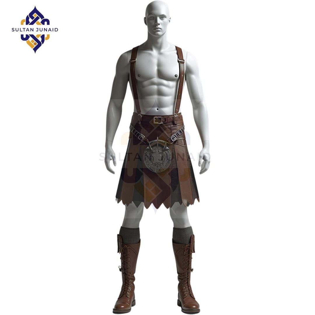 Battleborn Leather Kilt – Cosplay Gear for Men - Etsy