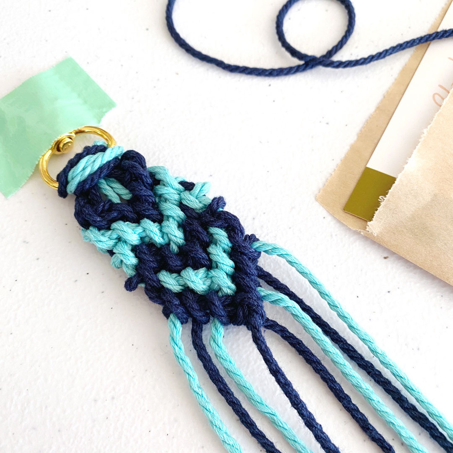 Heart Keychain Craft Kit Friendship Bracelet DIY - Etsy