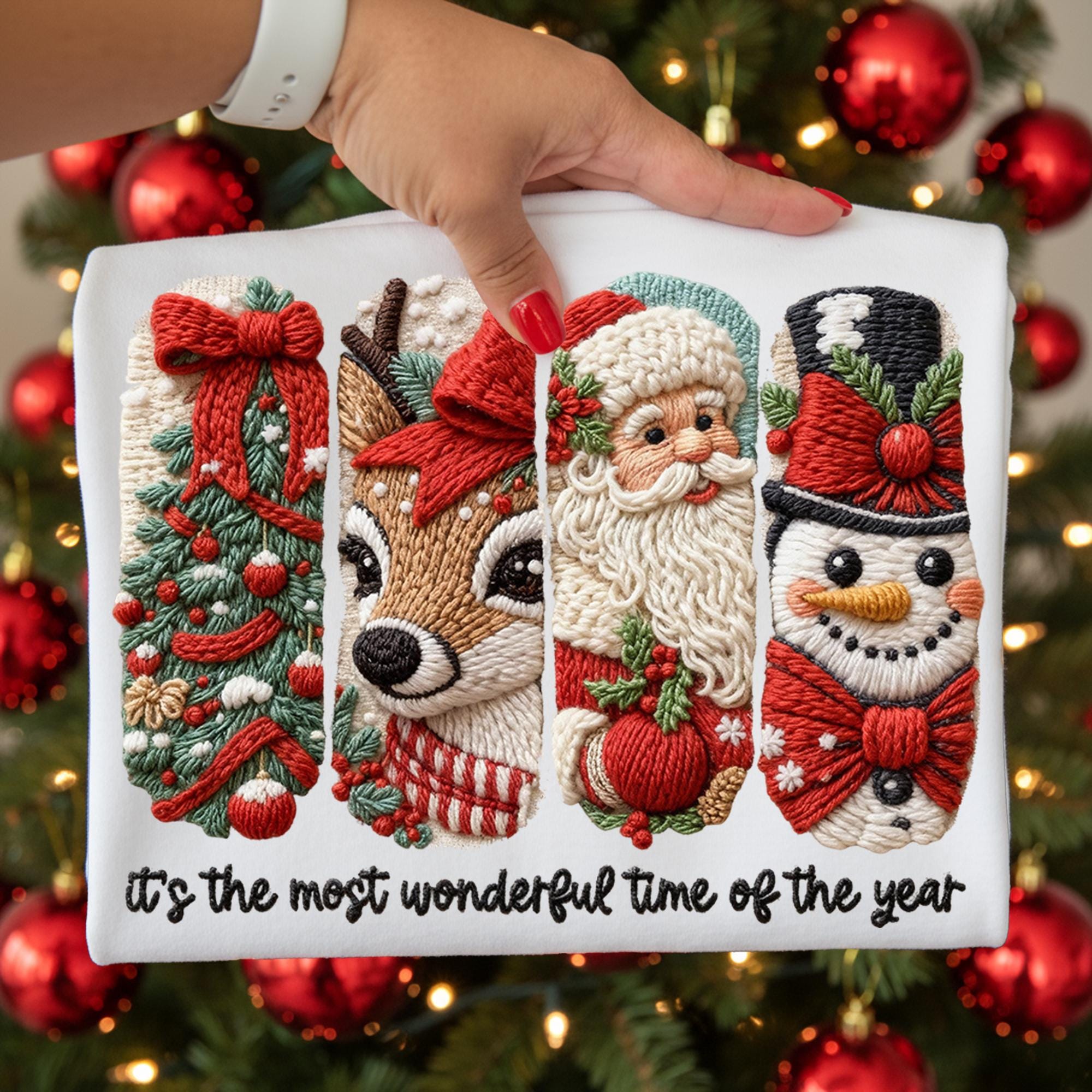 Faux Yarn Merry Christmas PNG, Yarn Christmas Tree Png, Chunky Knit ...