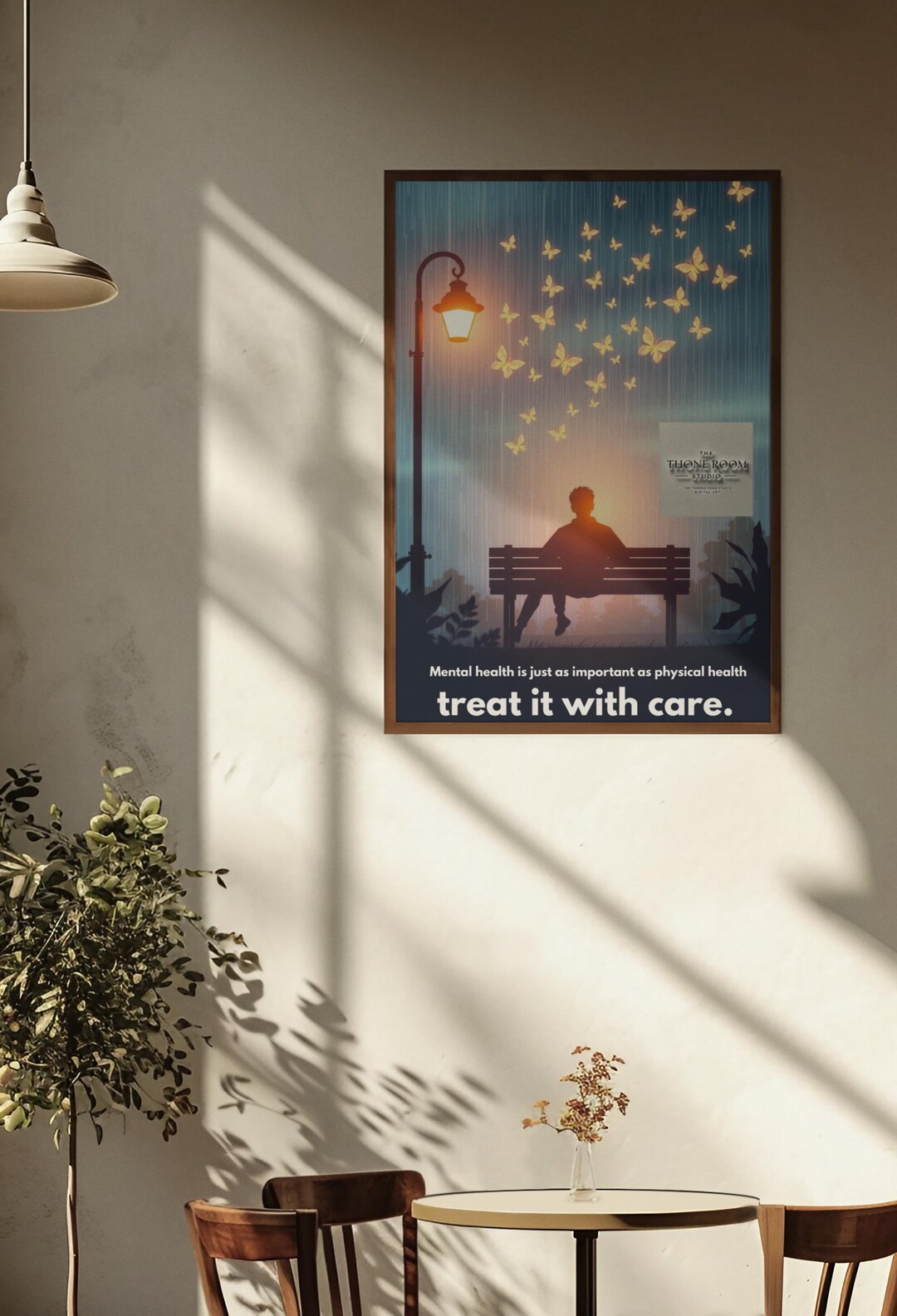 Mental Health Quote Wall Art - Inspirational Self-care Poster ...