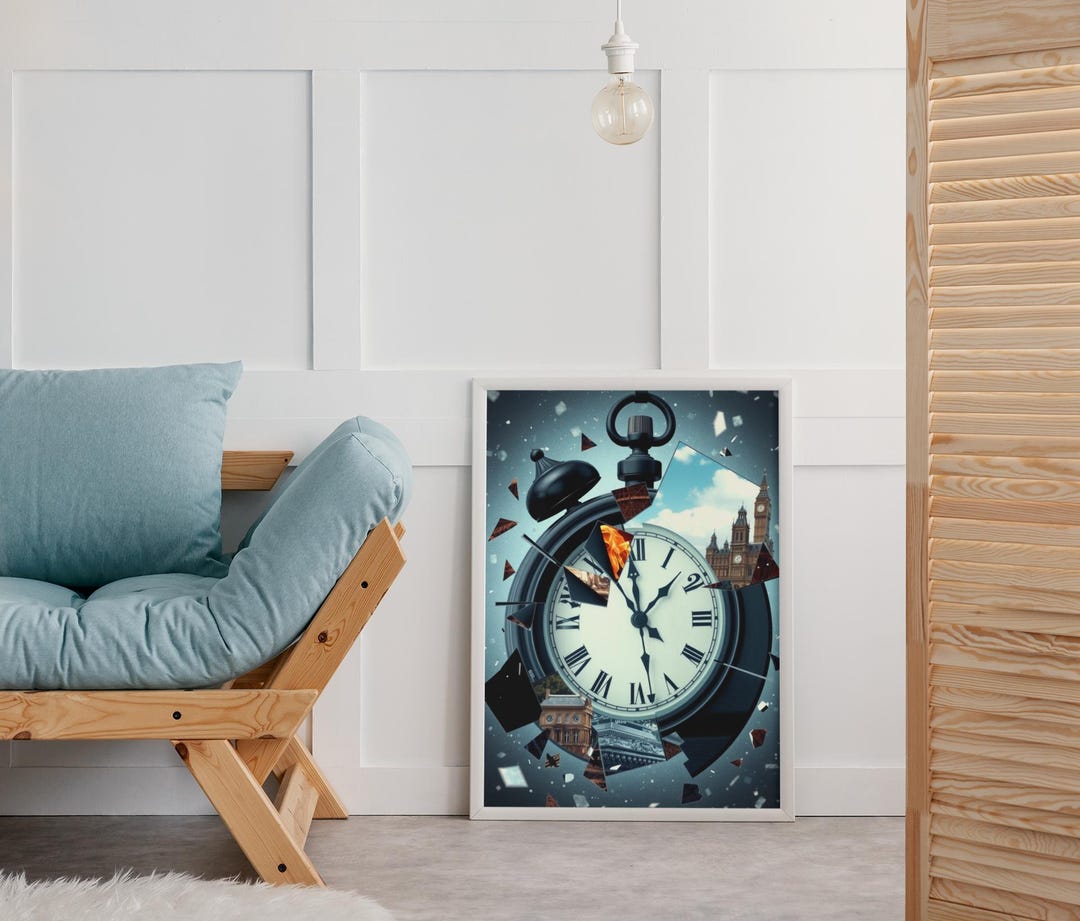 Concept Art Poster Time Travel Shards Artwork Sci-fi Fantasy Wall Art ...
