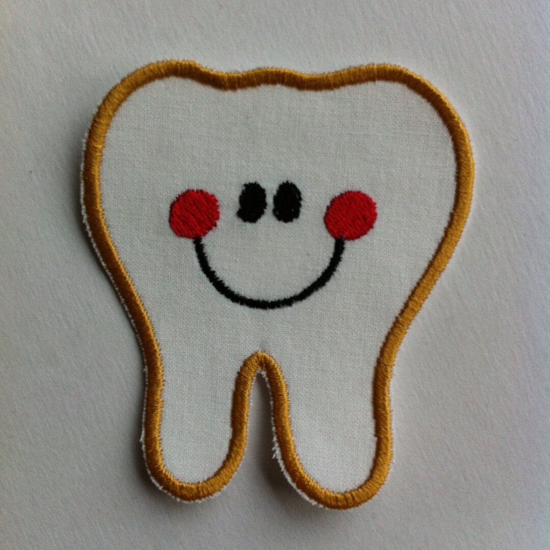 Gold Tooth - Tooth Fairy Costume - Tooth Applique - Tooth - Halloween ...