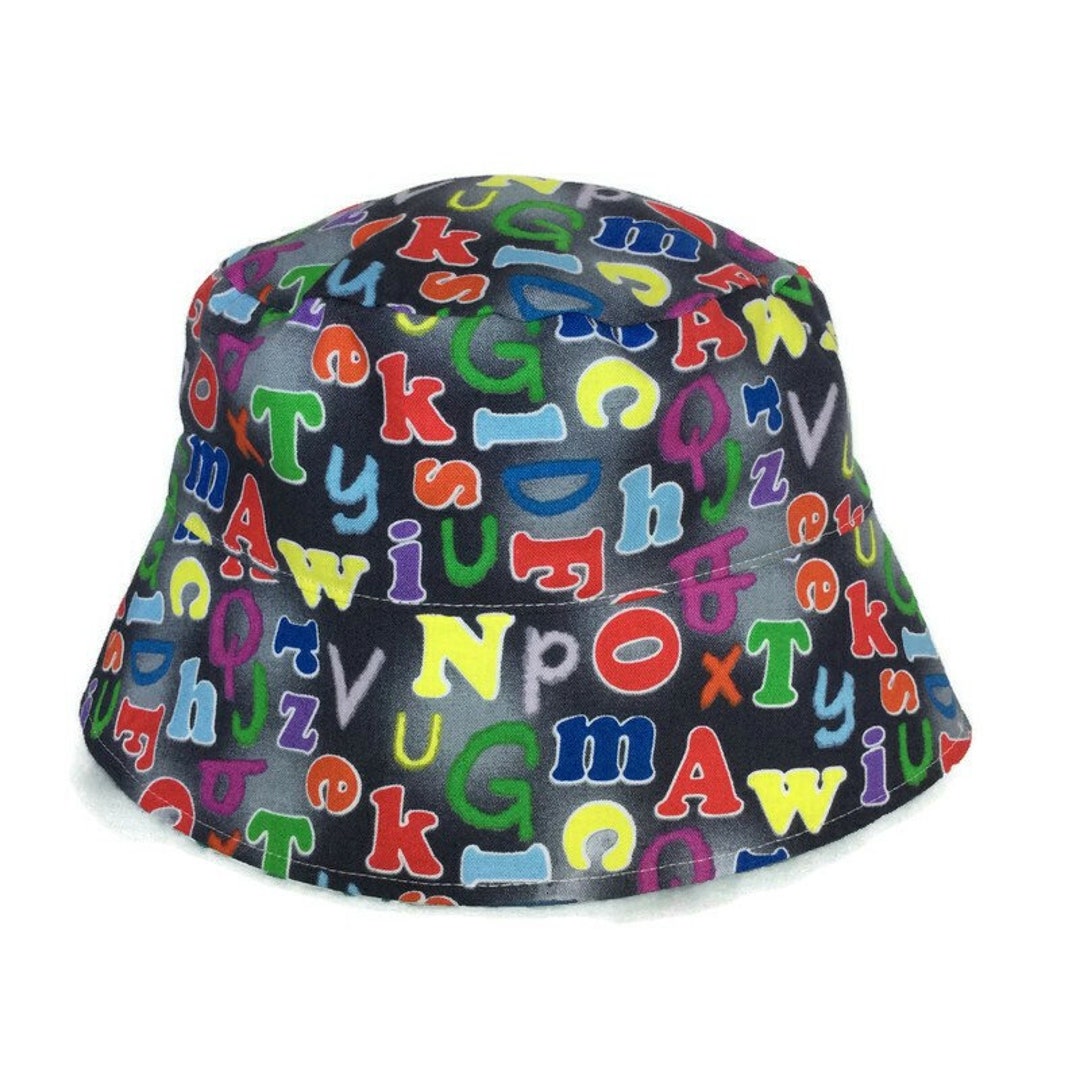 ABC Rainbow / ABC Bucket Hat / ABC Toddler Sun Hat / Baby Sun Hat ...