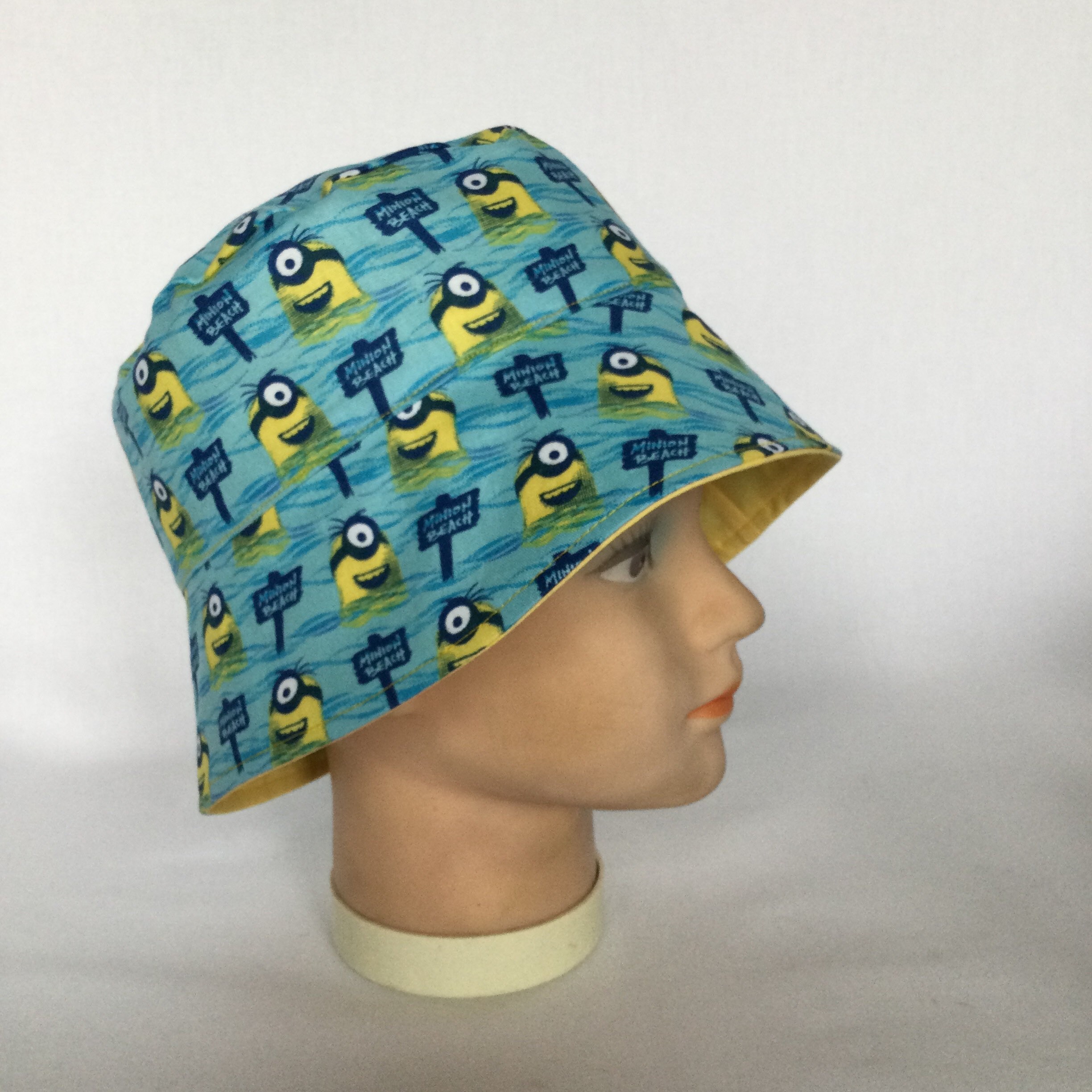 Minion Sun Hat / Beach Hat / Kids Bucket Hat / Childrens Sun - Etsy Israel