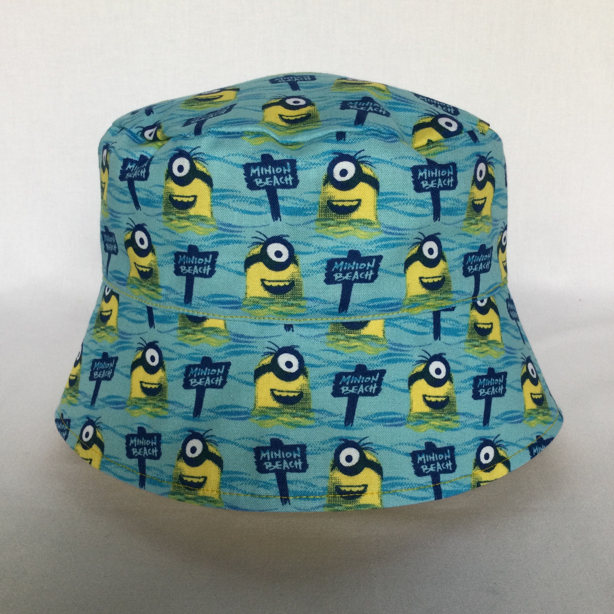 Minion Sun Hat / Beach Hat / Kids Bucket Hat / Childrens Sun - Etsy Israel
