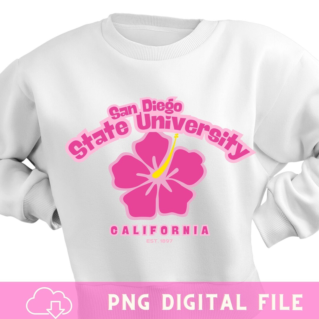 SDSU Hibiscus - SDSU Clothes Cute PNG - San Diego State University ...