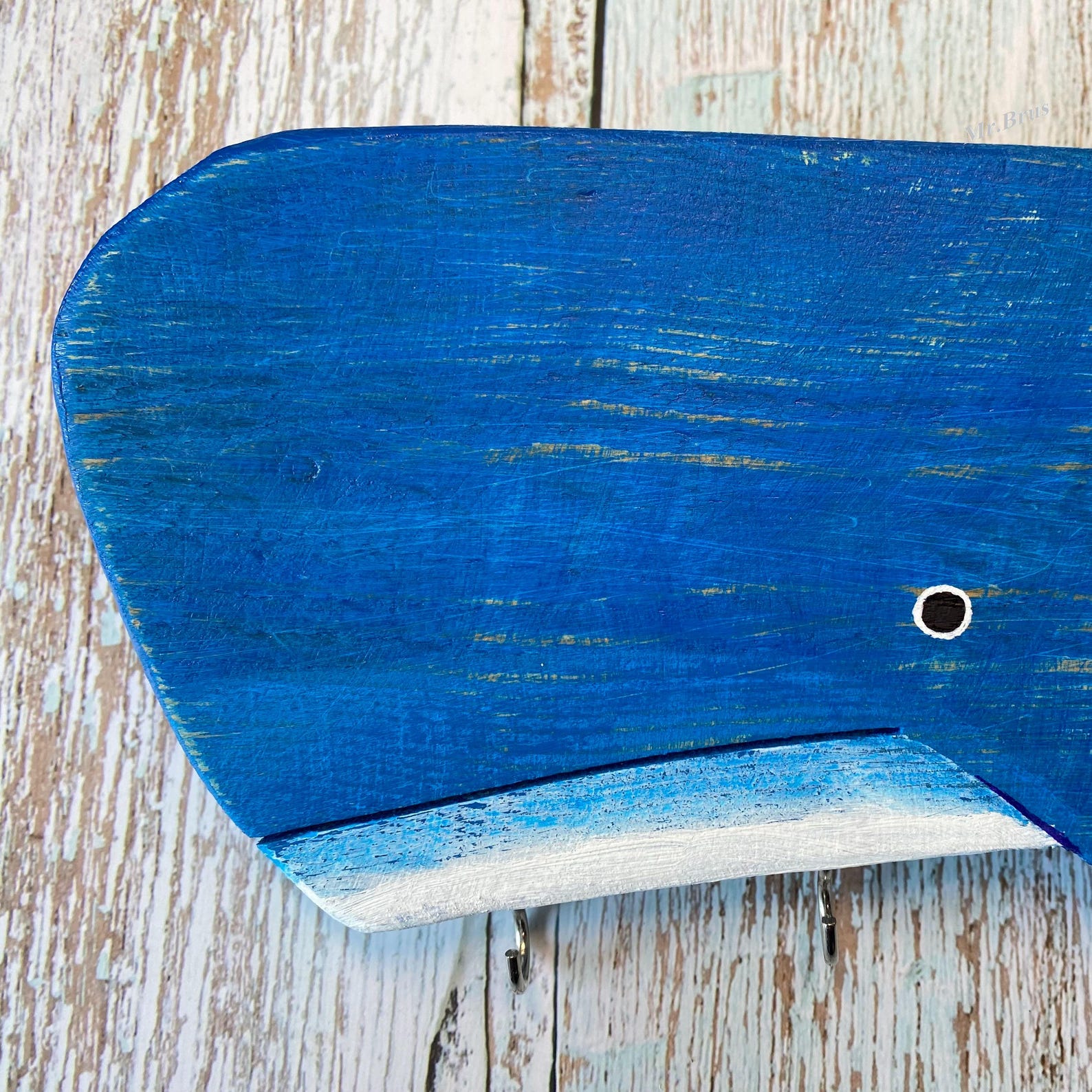 Wooden Whale Key Rack, Nautical Wall Decor, Housewarming Gift, Rustic ...