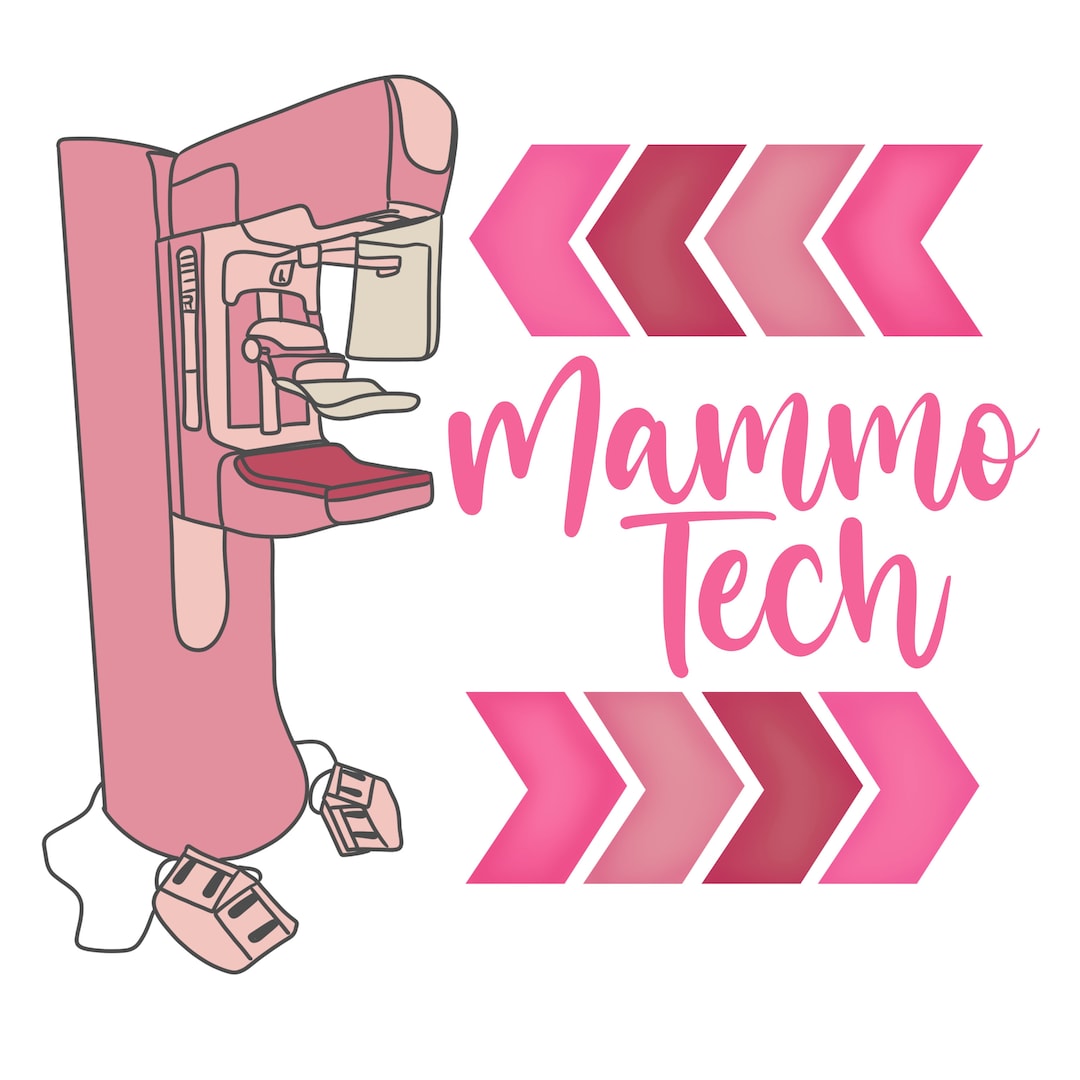 Mammo Tech Pink Breast Cancer Awareness Mammography Technologist ...