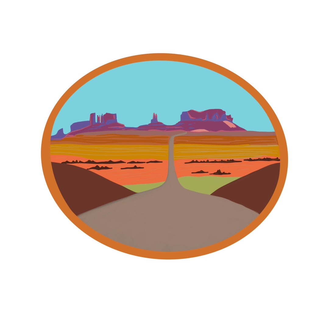 Monument Valley Instant Download PNG Sublimation Sticker Design - Etsy