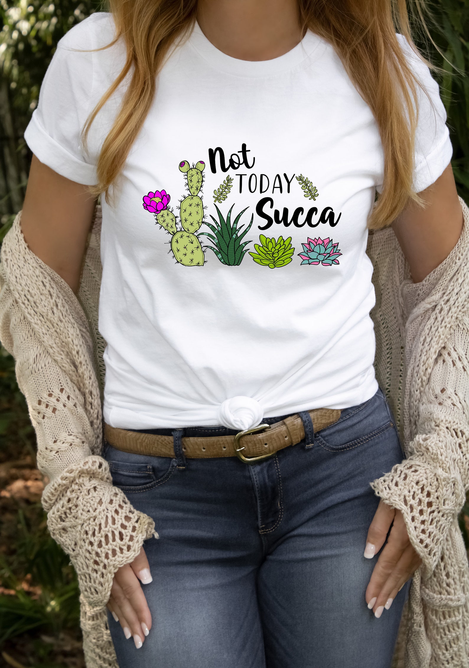 Not Today Succa PNG, Succulent Design, Instant Download, Digital Design ...