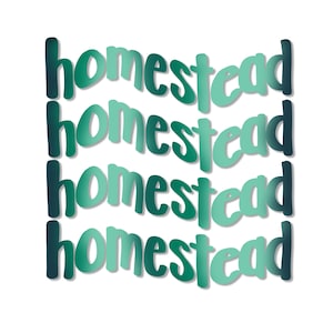 Homestead Stacked Digital Design Instant Download PNG JPEG Sublimation ...