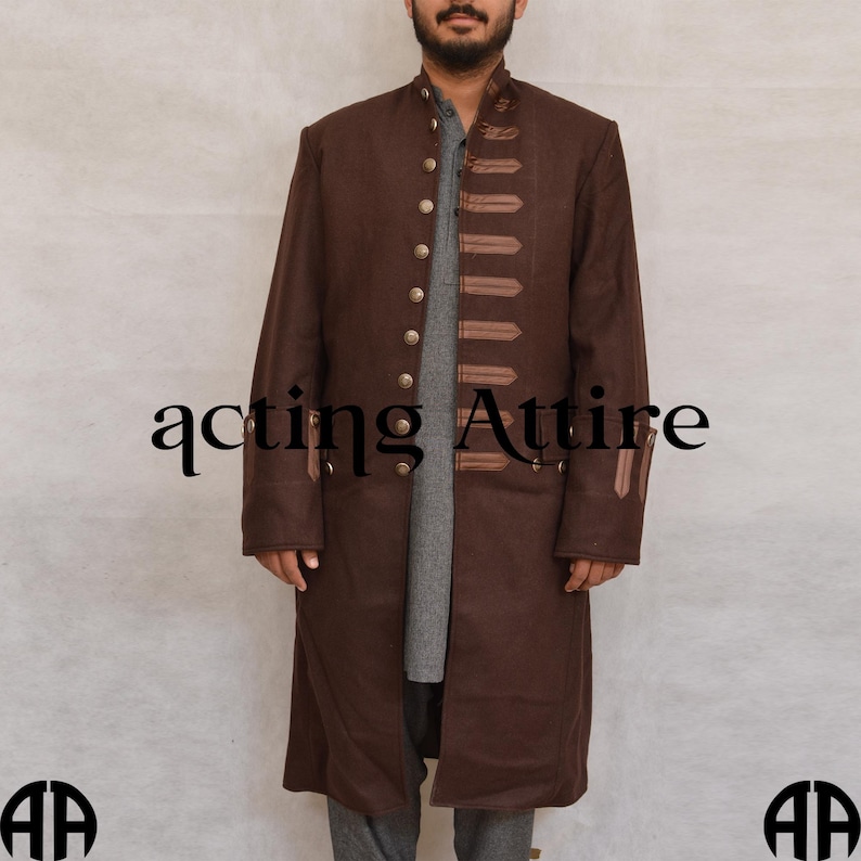 Military Frock Coat, Colonial Frock Coat, 18th Century Frock Coat ...