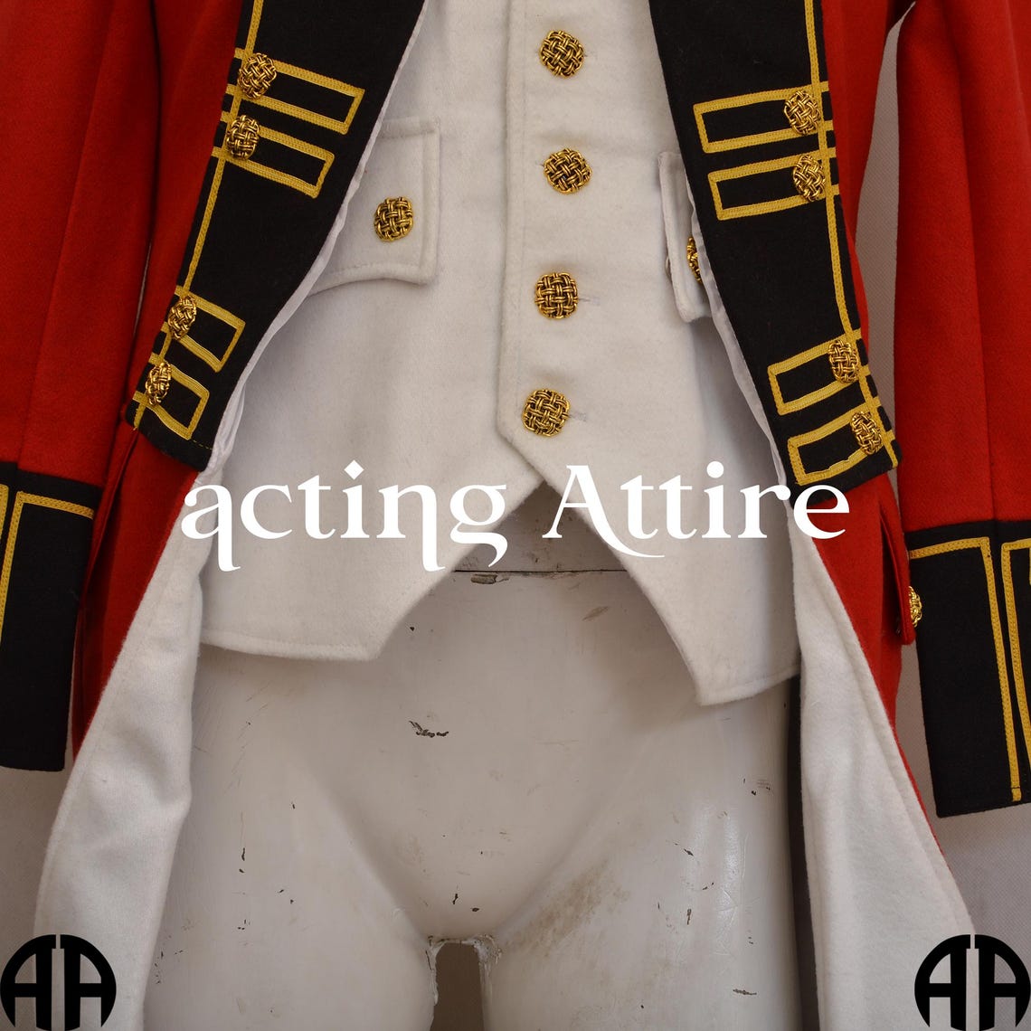 Red Wool British Army Jacket: Royal Uniform, Cavalry Style - Etsy