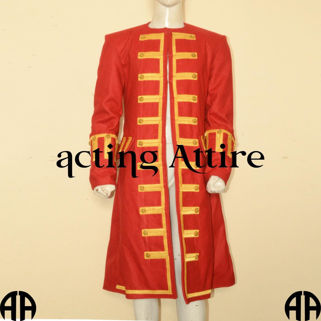 Captain Morgan Frock Coat, Pirate Frock Coat, Captain Morgan Jacket ...