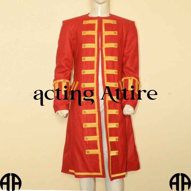 Red Pirate Coat - Etsy