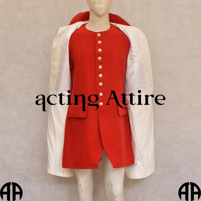 French Army Uniform, 18th Century Evolution Military Uniform, White ...