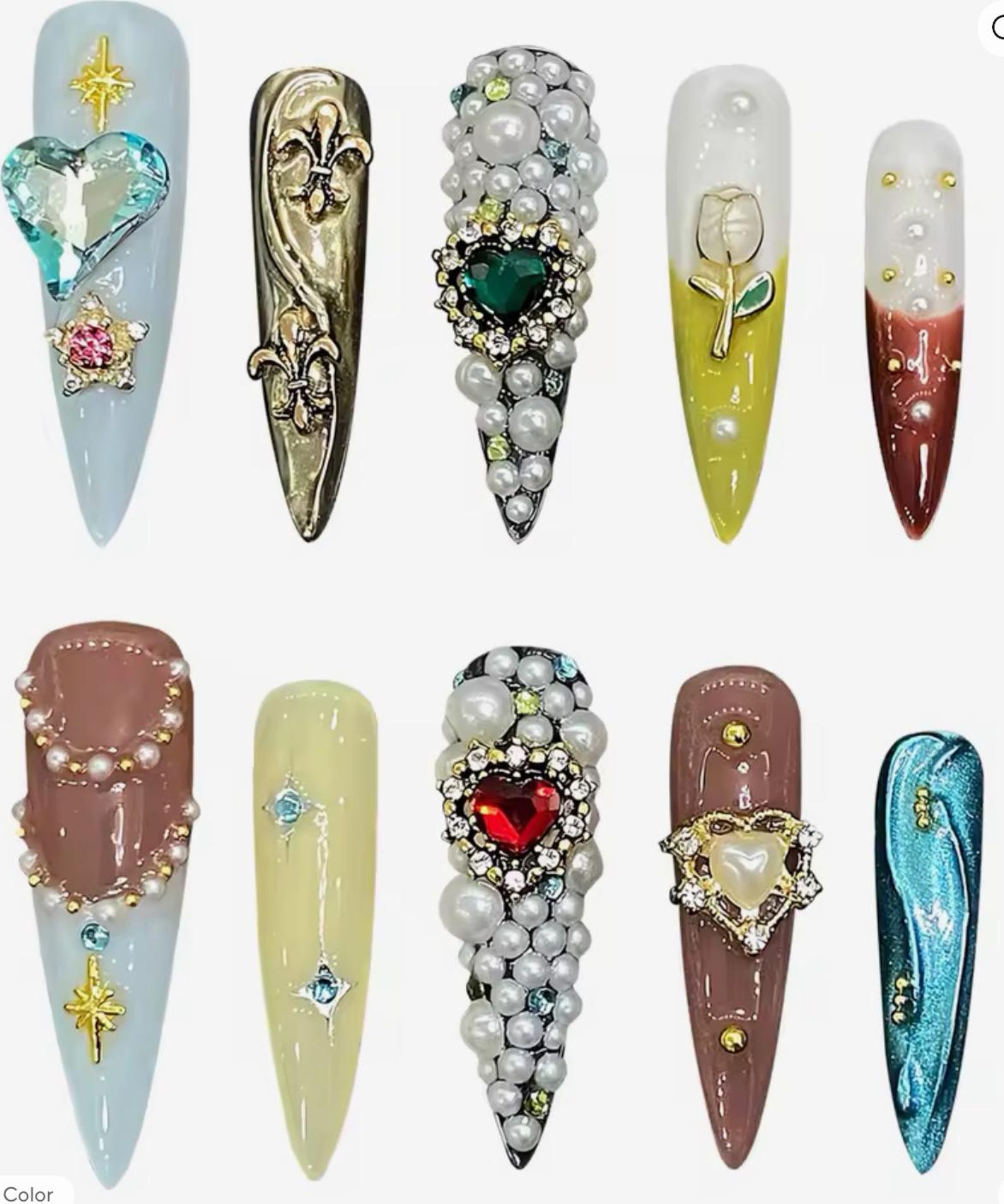 Baroque Cowboy Carter Tour Press on Nails - Etsy