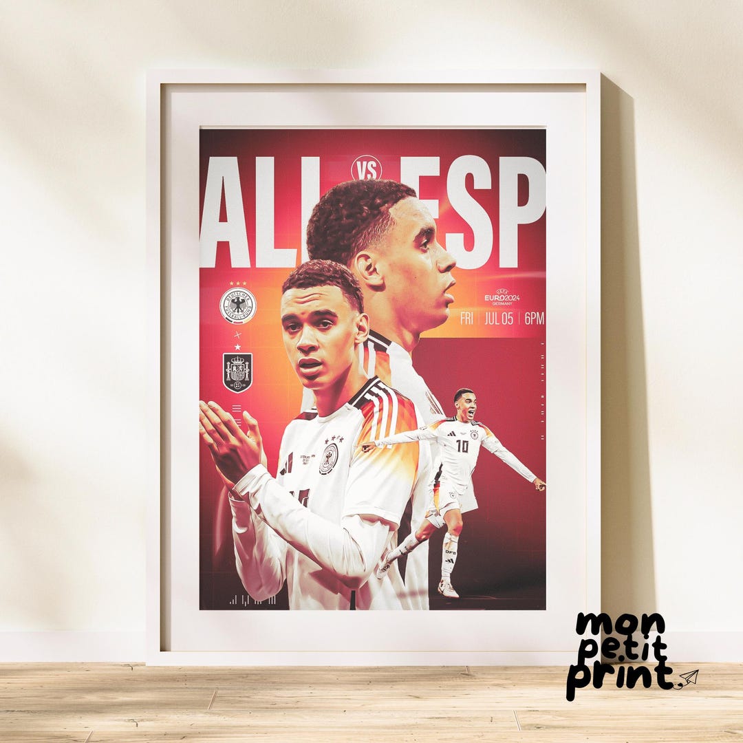 Jamal Musiala Poster Non-customizable Football Poster A3 Format 300 DPI ...